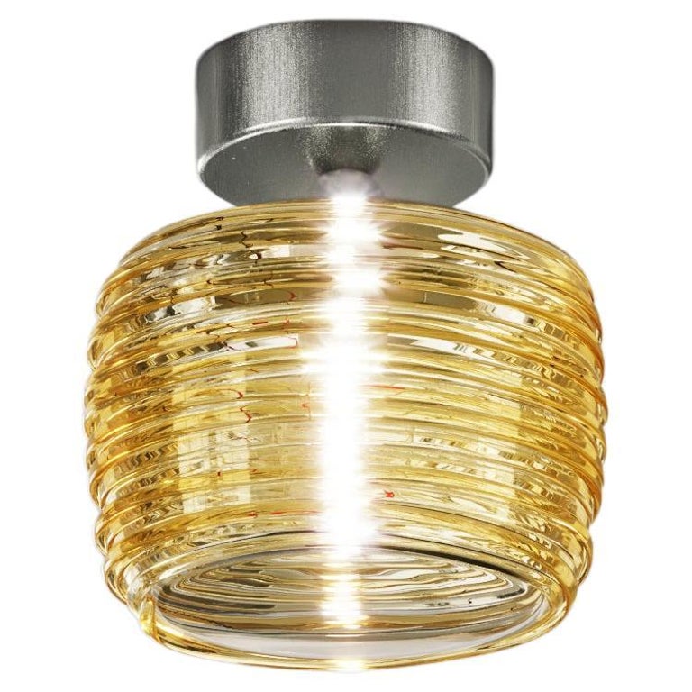 Vistosi Damascus Spotlight in Crystal Amber by Paolo Crepax For Sale at ...