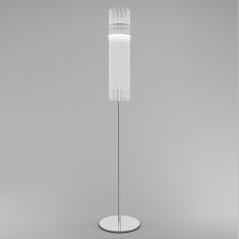 Vistosi Diadema Floor Lamp in Crystal by Romani Saccani Architetti For ...