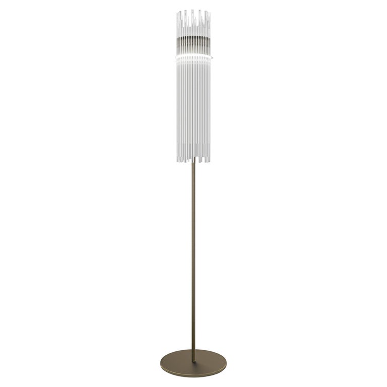 Vistosi Diadema Floor Lamp in Crystal by Romani Saccani Architetti For ...