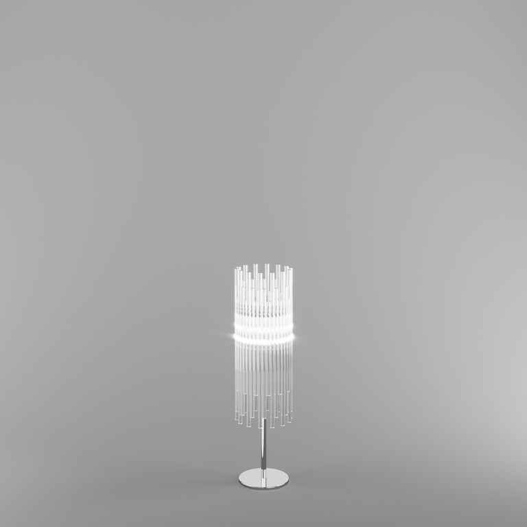 Vistosi Diadema Table Lamp in Crystal by Romani Saccani Architetti For ...