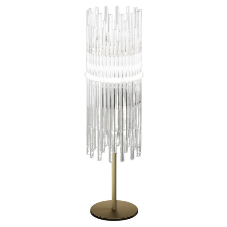 Vistosi Diadema Table Lamp in Crystal by Romani Saccani Architetti For ...