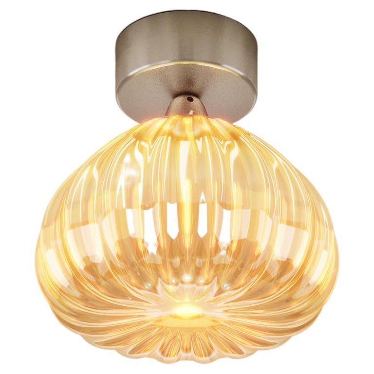 Vistosi Diamante Spotlight in Amber Glass Finish by Barbara Maggiolo ...