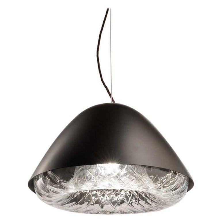 Vistosi Kira SPP LED Pendant Light in Black by Alberto Saggia e Valerio ...