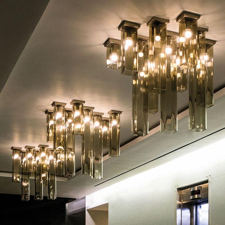 Customizable Vistosi LED Tubes PL 15 Ceiling Light by Matthias Hickl ...