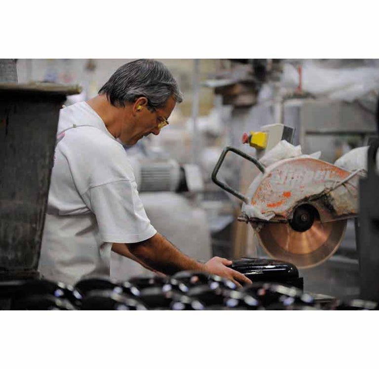 Vistosi Marble Flush Light in White and Silver by Paolo Crepax and ...