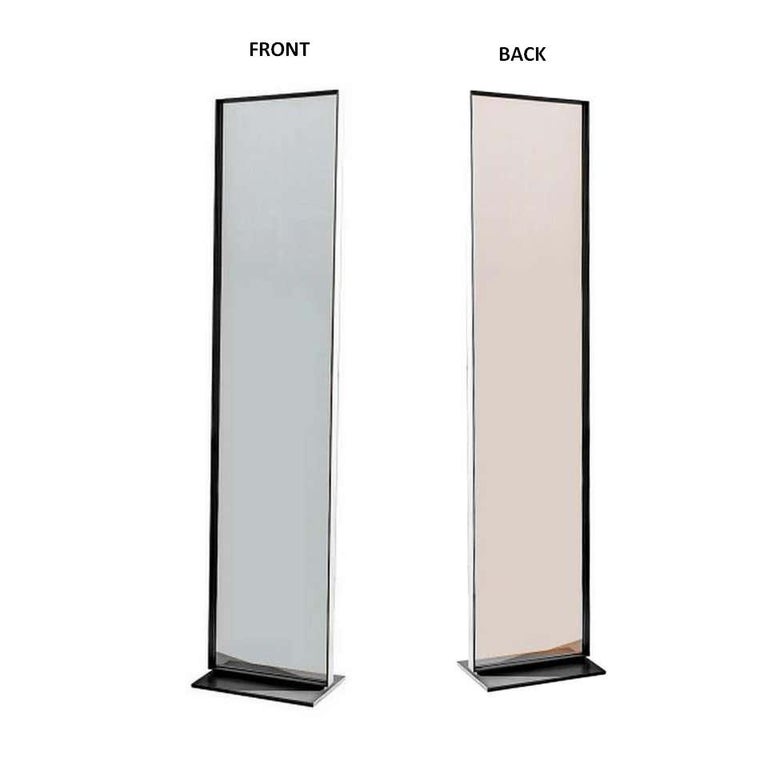 Visual Freestanding Two-Sided Floor Mirror For Sale at 1stDibs