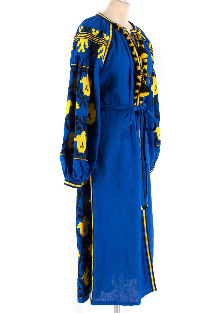 Vita Kin Blue Rhombus Dress US 6 at 1stDibs | rhombus costume