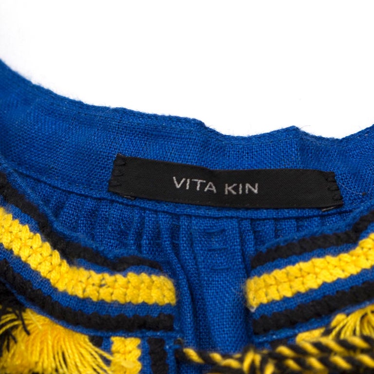 Vita Kin Blue Rhombus Dress US 6 at 1stDibs | rhombus costume