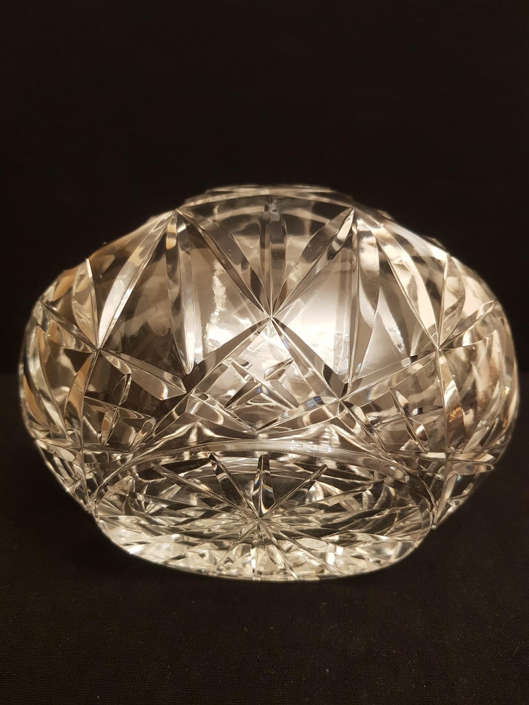 Vitange Bohemian Crystal Baschets For Sale at 1stDibs