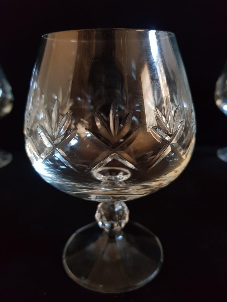 Vitange Bohemian Crystal Drinking Set For Sale at 1stDibs
