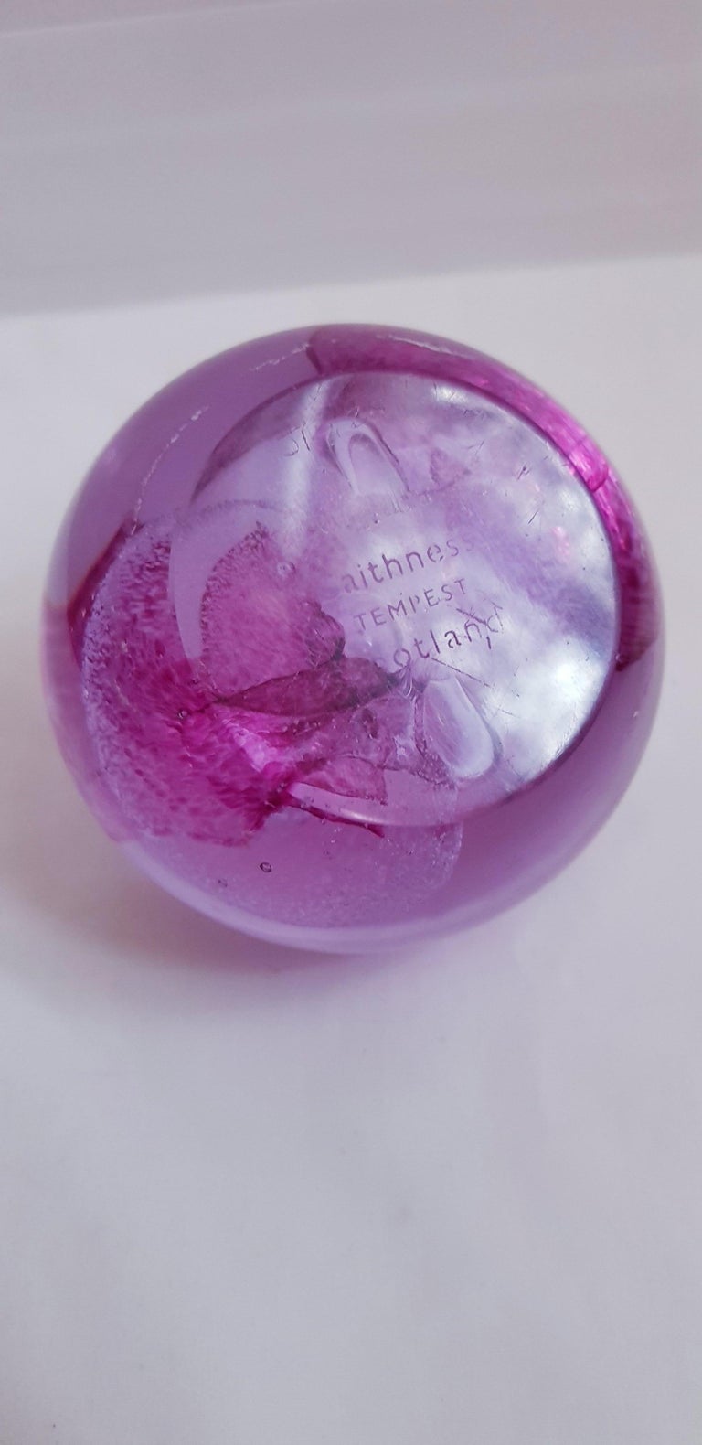 Vitange Caithness Scotland Signed Paperweight For Sale at 1stDibs ...