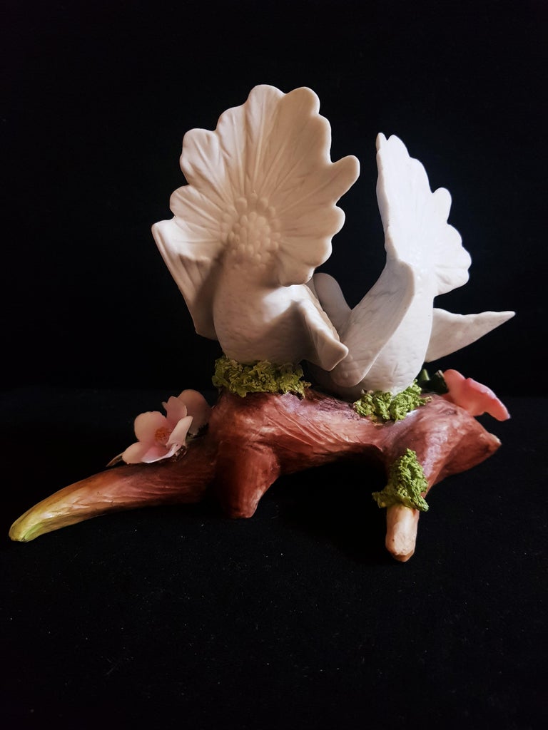 Vintage Capodimonte Ceramic Birds on the Branch For Sale at 1stDibs ...