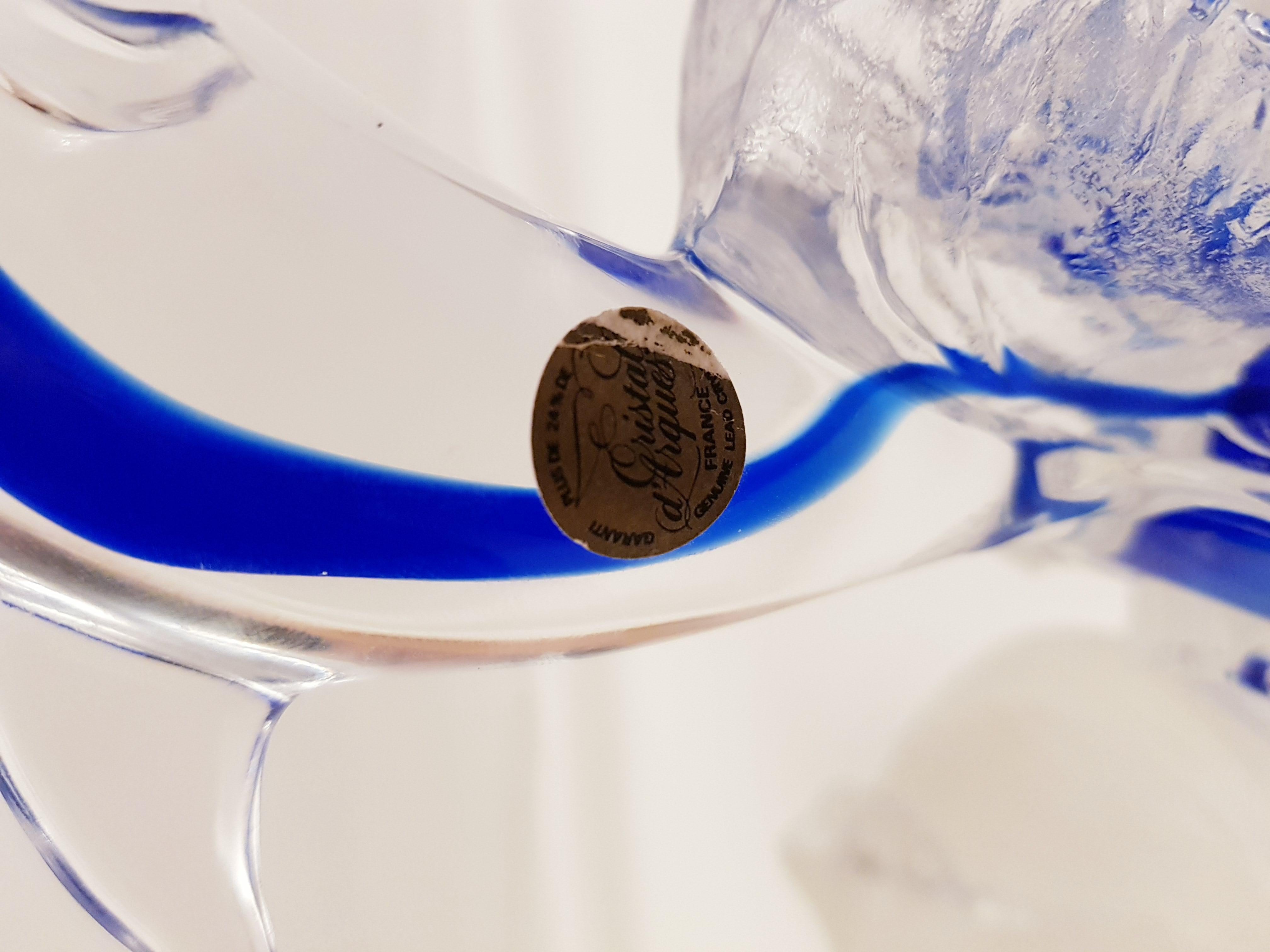 Vitange France Crystal Dolphins For Sale at 1stDibs | miami dolphins statue