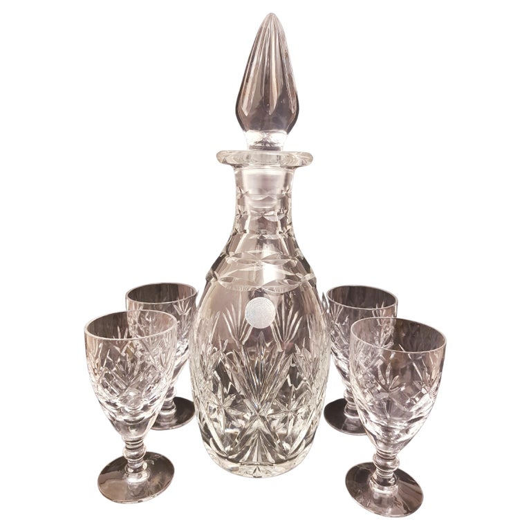 Vitange Georgian Hand Cut Crystal Drinking Set For Sale at 1stDibs