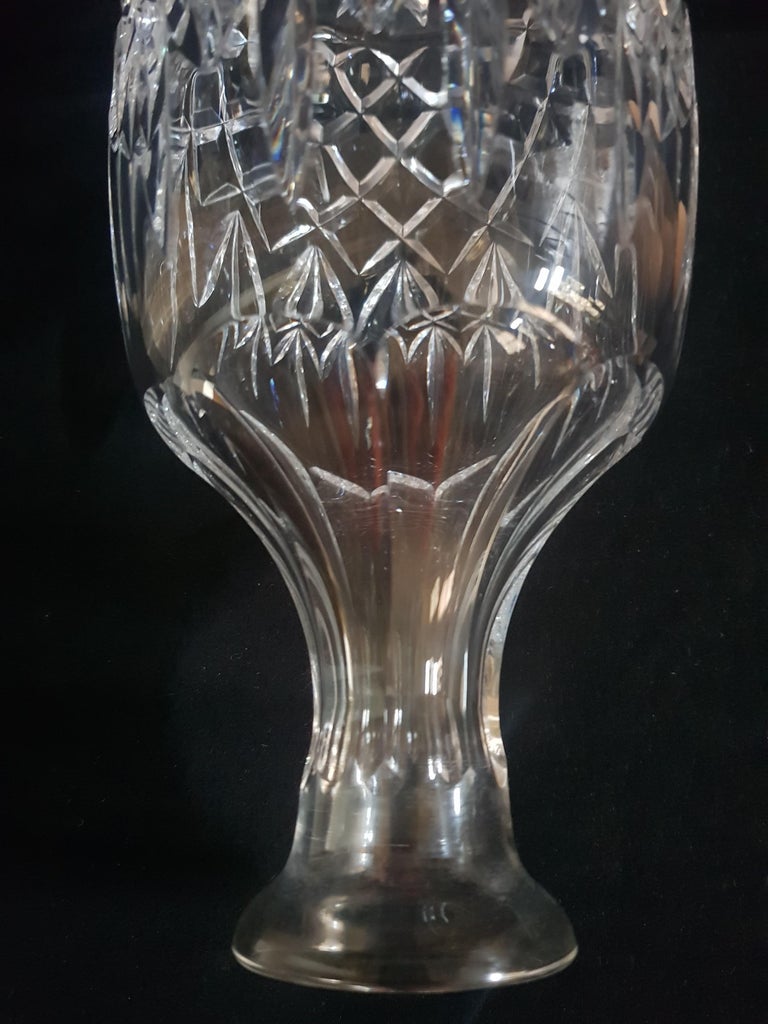 Vitange Hand Cut Crystal Drinking Set For Sale at 1stDibs