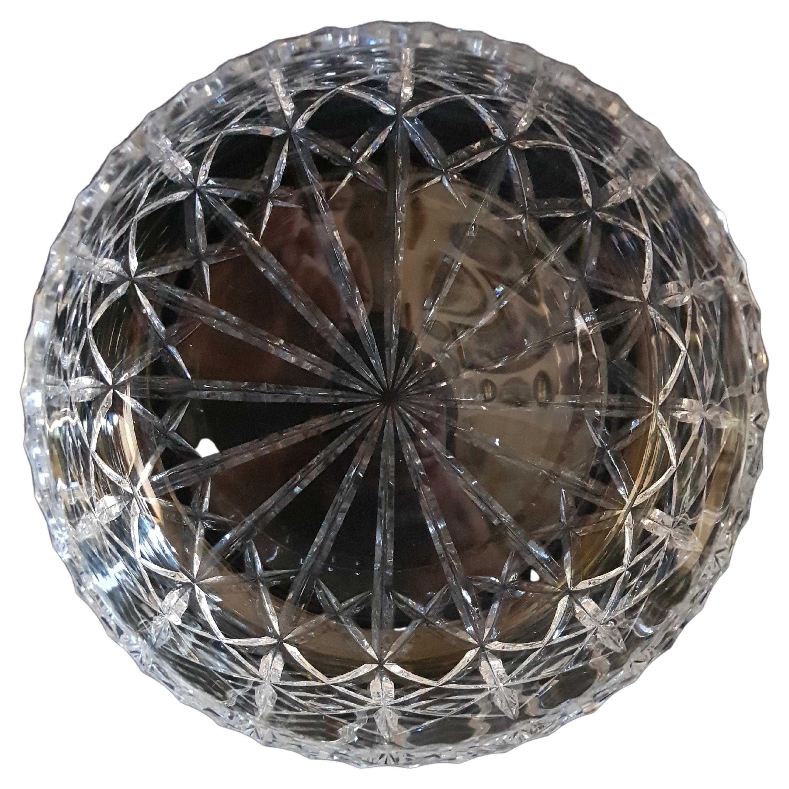 Samobor Crystal Bowl For Sale at 1stDibs