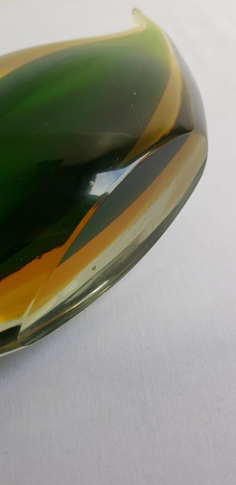 Seguso vetri D arte murano glass sommerso duch For Sale at 1stDibs