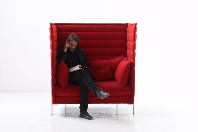 Vitra Alcove Highback Loveseat in Grass Green Laser by Ronan and Erwan ...