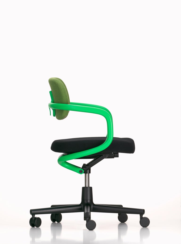 Vitra Allstar Chair in Grass and Green Forest and Nero Hopsak by ...