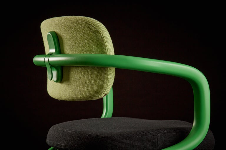 Vitra Allstar Chair in Grass and Green Forest and Nero Hopsak by ...