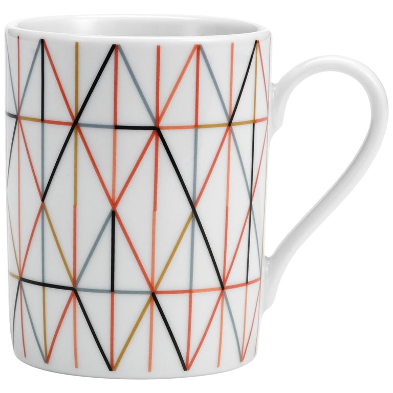 Vitra Coffee Mug with Multitone Grid by Alexander Girard For Sale at ...