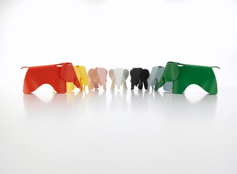 Vitra Eames Elephant in White by Charles and Ray Eames For Sale at 1stDibs