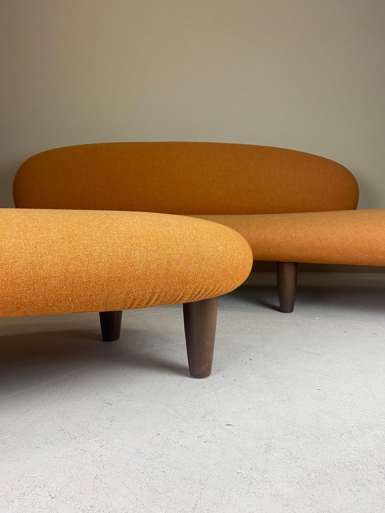 Vitra Freeform Sofa + Ottoman '2007' by Isamu Noguchi For Sale at 1stDibs