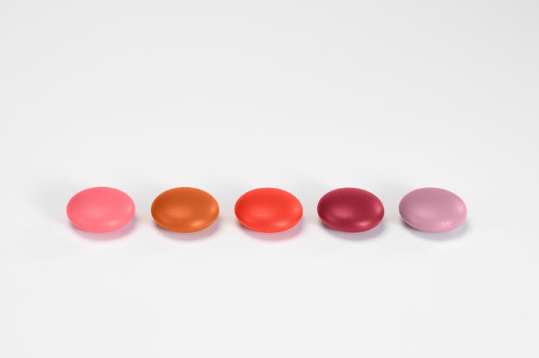 Vitra Magnet Dots Set of 5 in Red Shades by Hella Jongerius For Sale at ...