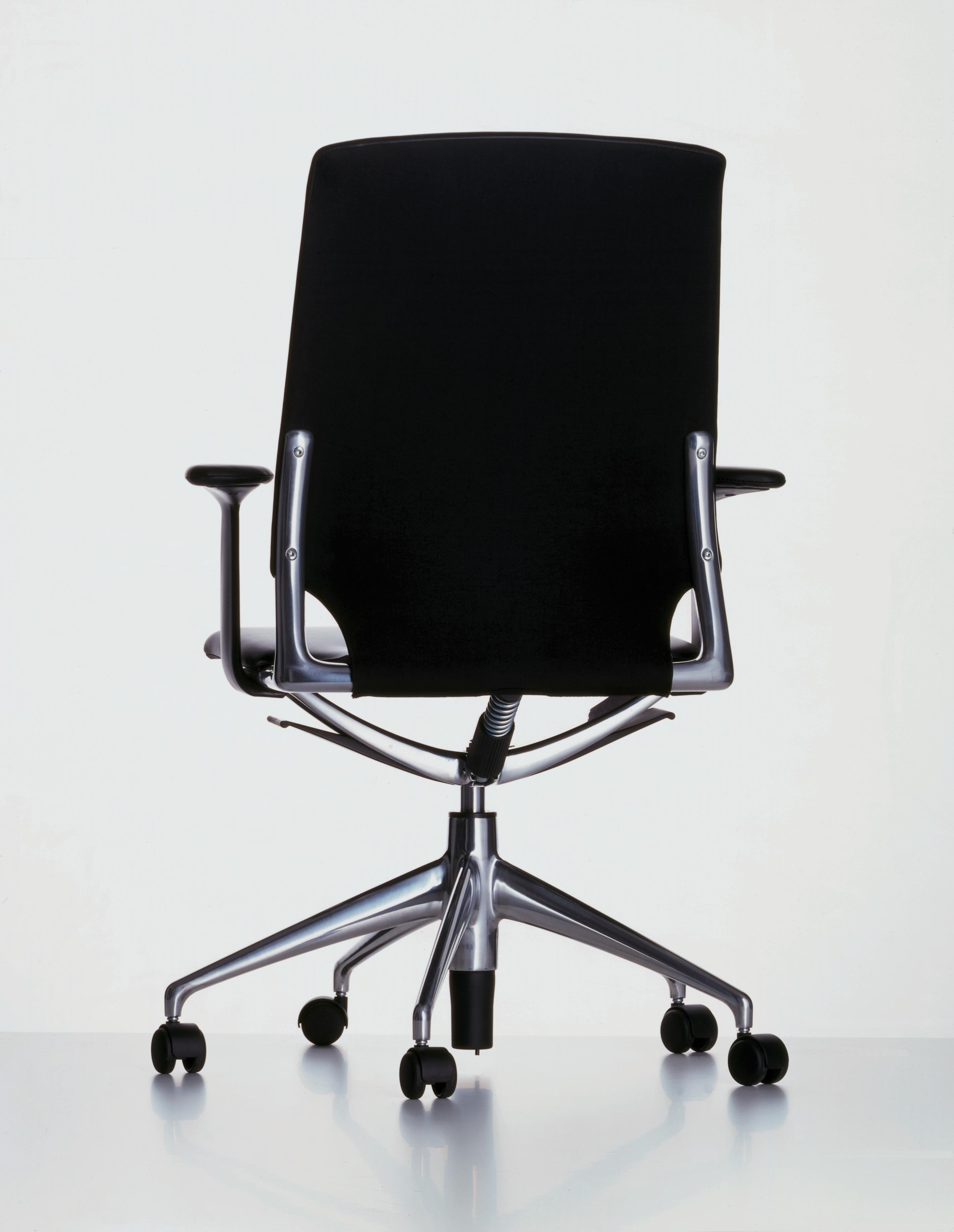 Vitra Meda Chair in Black Leather by Alberto Meda at 1stDibs | vitra ...