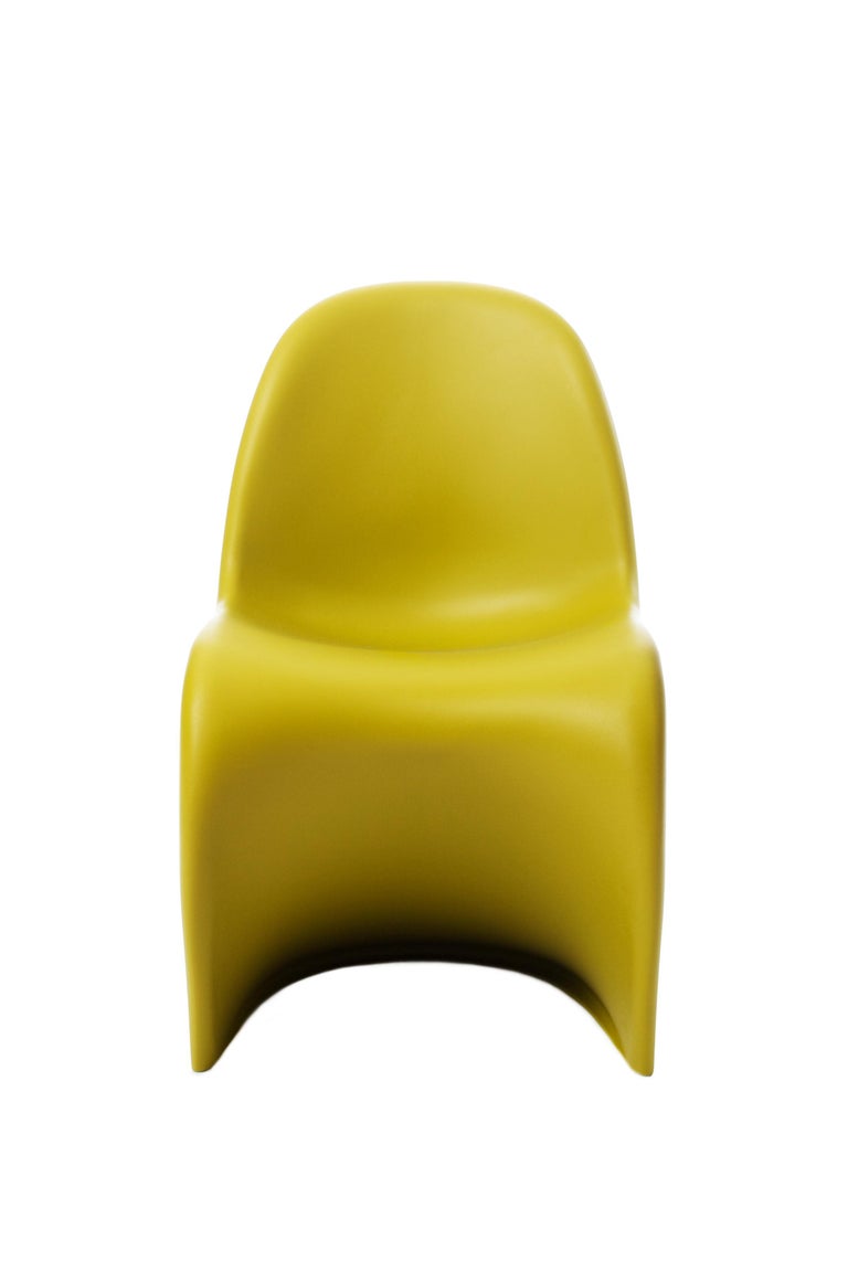 Vitra Panton Chair in Chartreuse by Verner Panton at 1stDibs