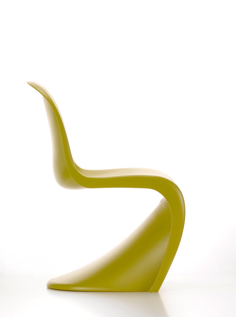 Vitra Panton Chair in Chartreuse by Verner Panton at 1stDibs