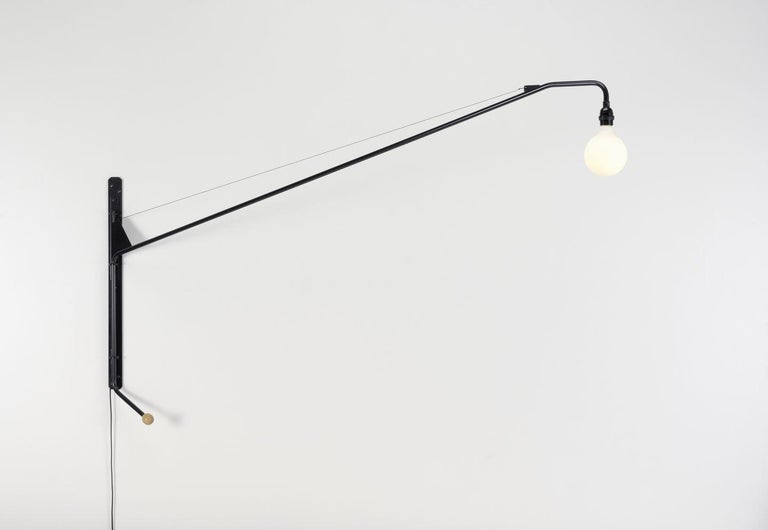 Vitra Potence Light in Black by Jean Prouvé at 1stDibs