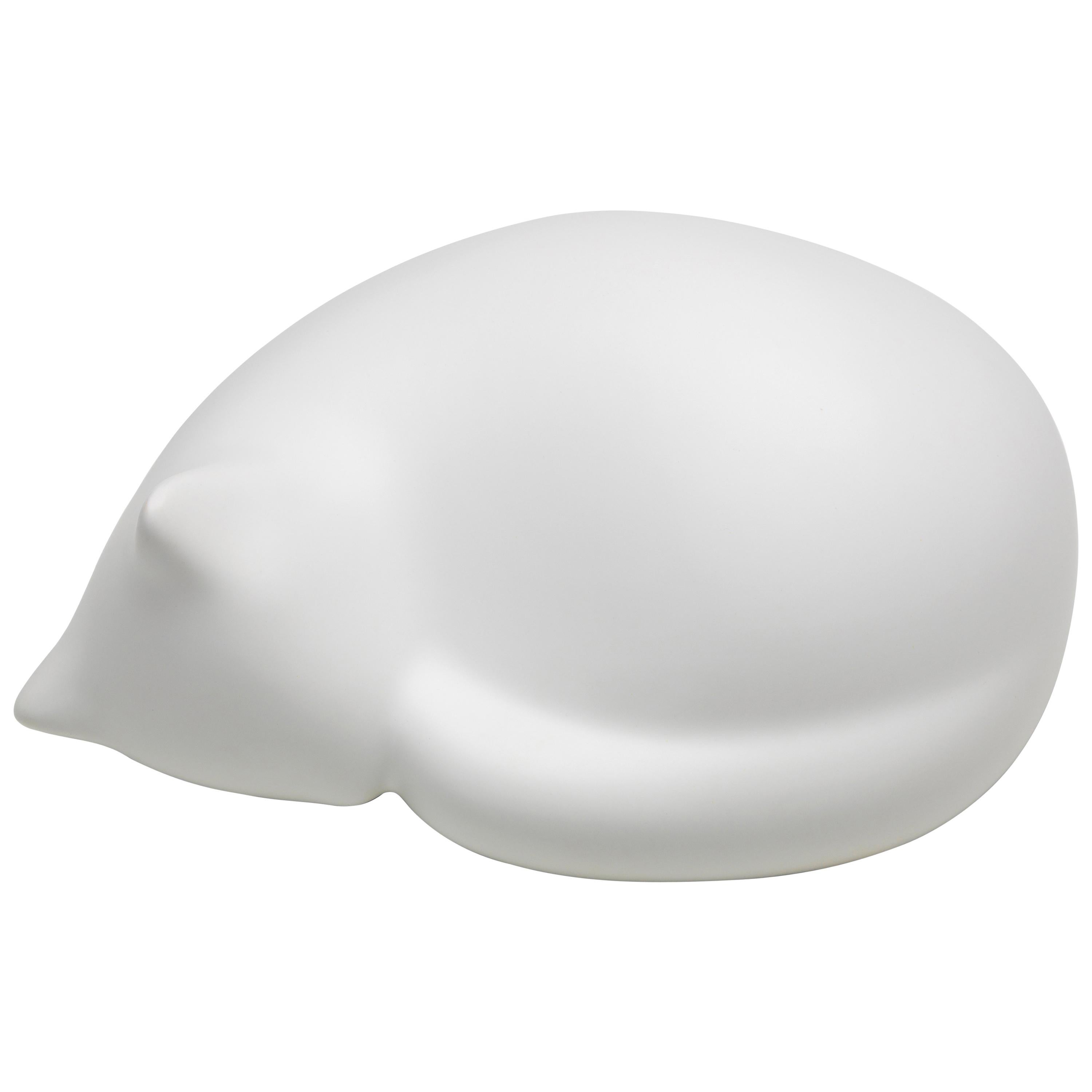 Vitra Resting Cat in White by Front For Sale at 1stDibs