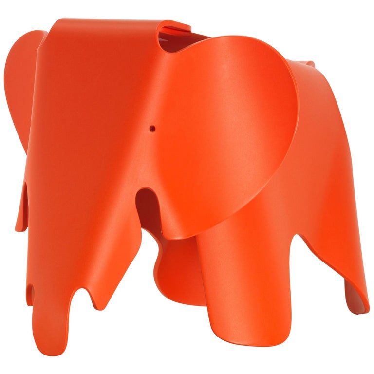 Vitra Small Eames Elephant in Poppy Red by Charles and Ray Eames For ...