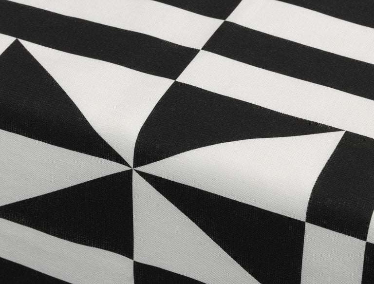 Vitra Table Runner in Black Geometric Pattern by Alexander Girard For ...