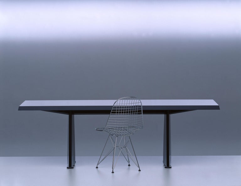 Vitra Trapèze Table in Black by Jean Prouvé For Sale at 1stDibs