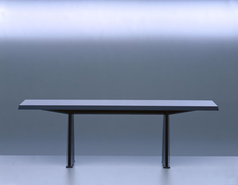 Vitra Trapèze Table in Black by Jean Prouvé For Sale at 1stDibs