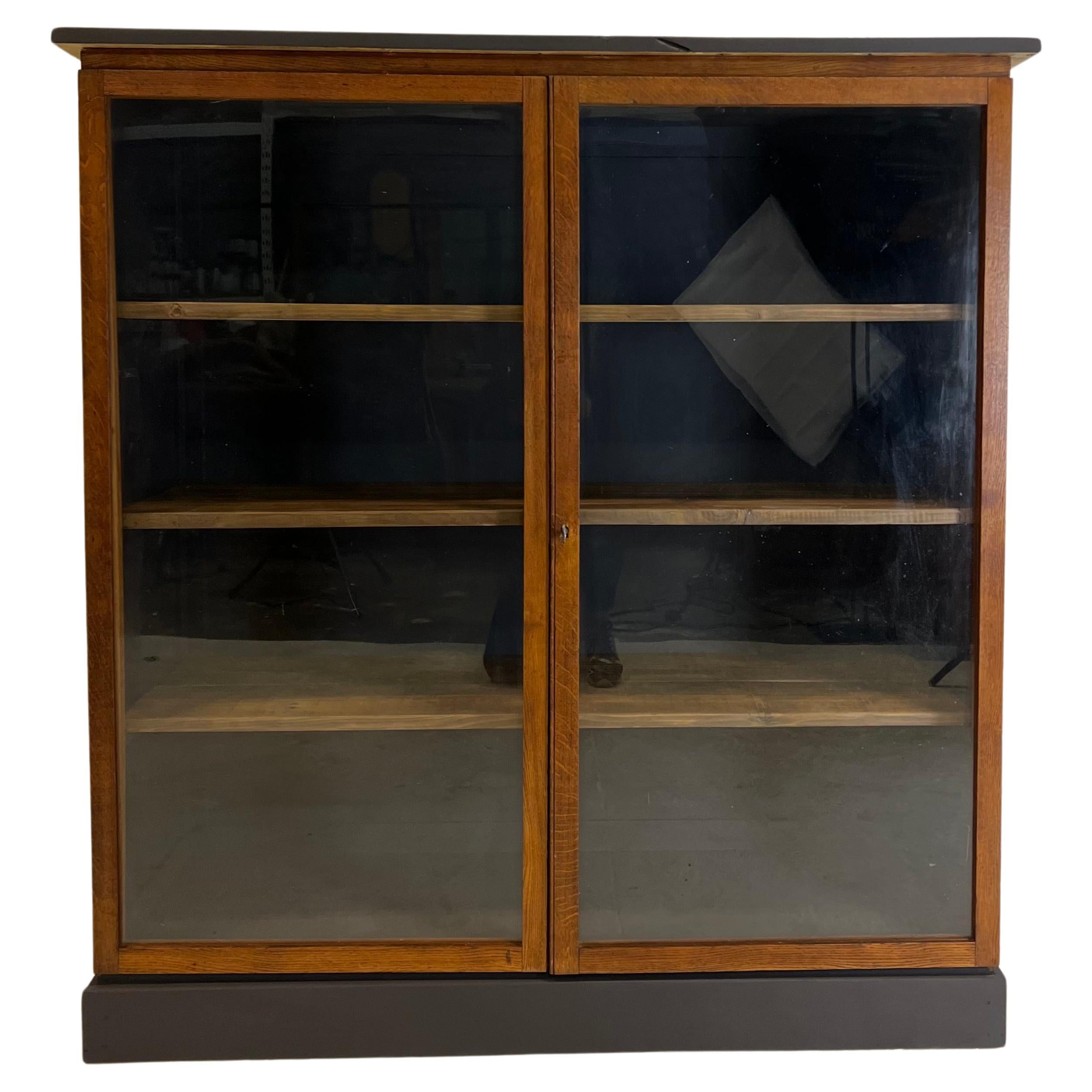 1950' Industrial Metal Locker with Metal Rivets For Sale at 1stDibs