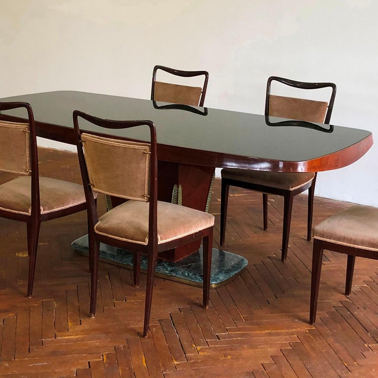 Vittorio Dassi Iconic Design Midcentury Dining Table, 1950s For Sale at ...