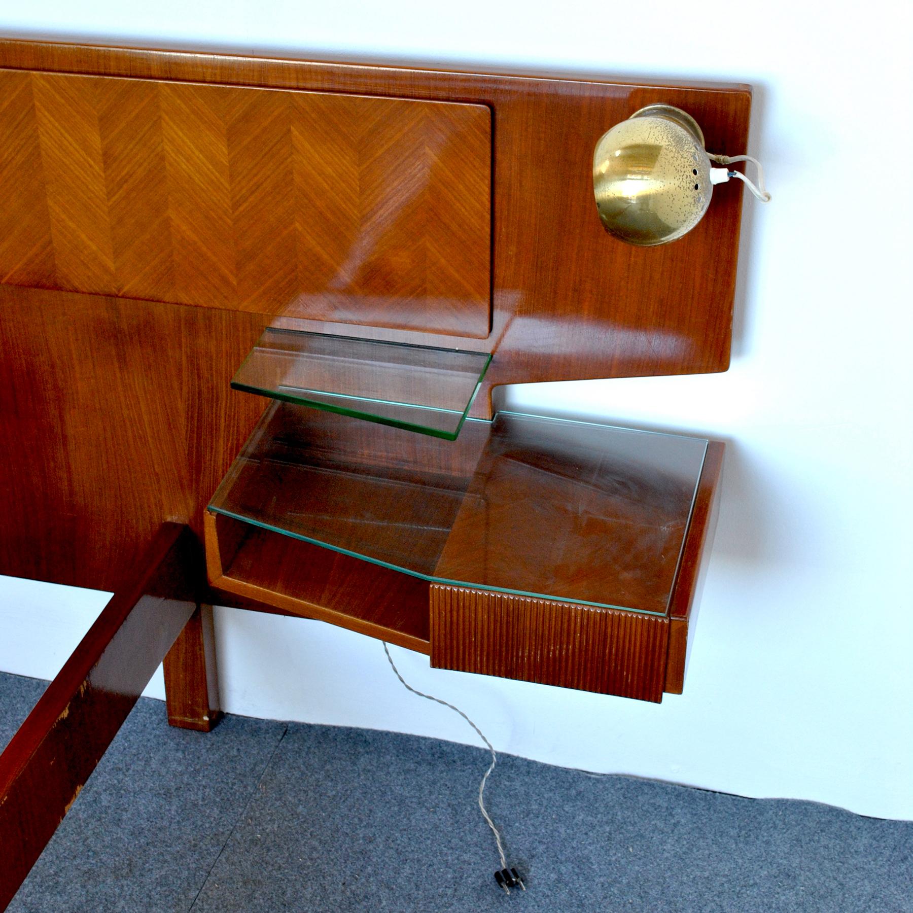 Vittorio Dassi Italian Double Bed 60's at 1stDibs