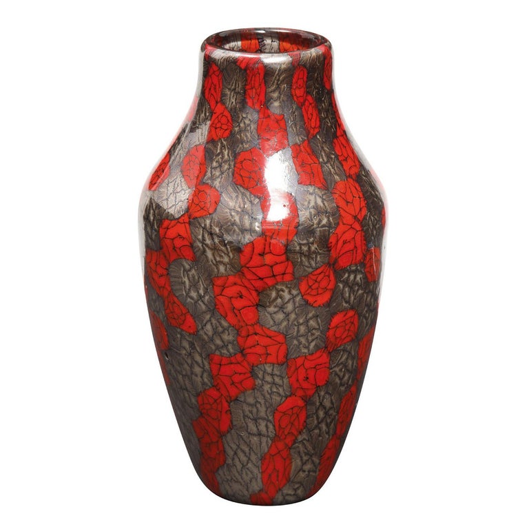 Vittorio Ferro Vase with Unique Multicolor Murrine 1990s at 1stDibs