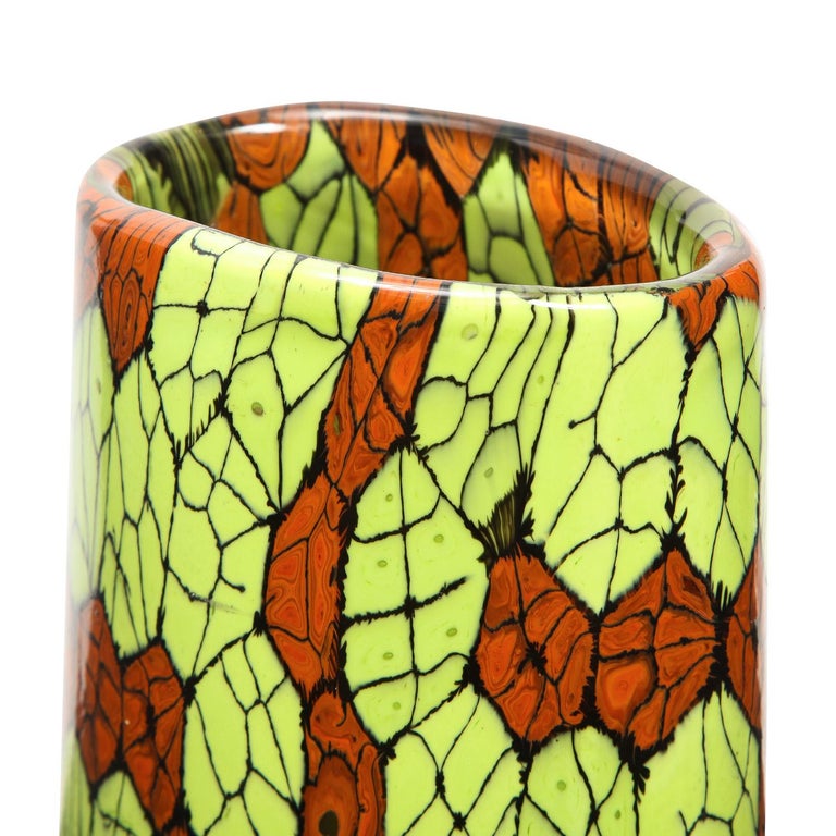 Vittorio Ferro Vase with Unique Multicolor Murrine ca 1994 For Sale at ...