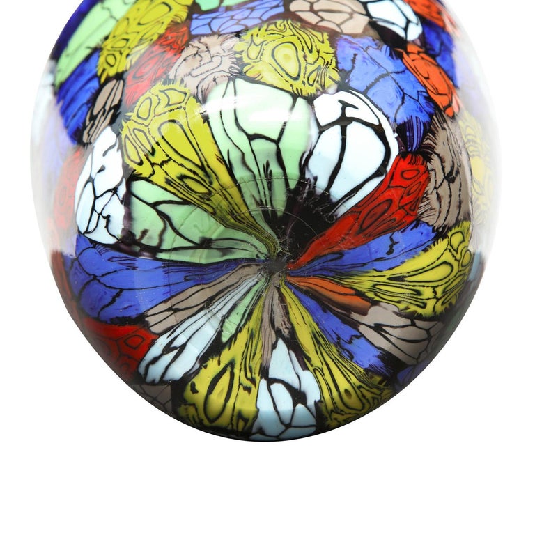 Vittorio Ferro Vase with Unique Multicolor Murrine, ca 1994 For Sale at ...