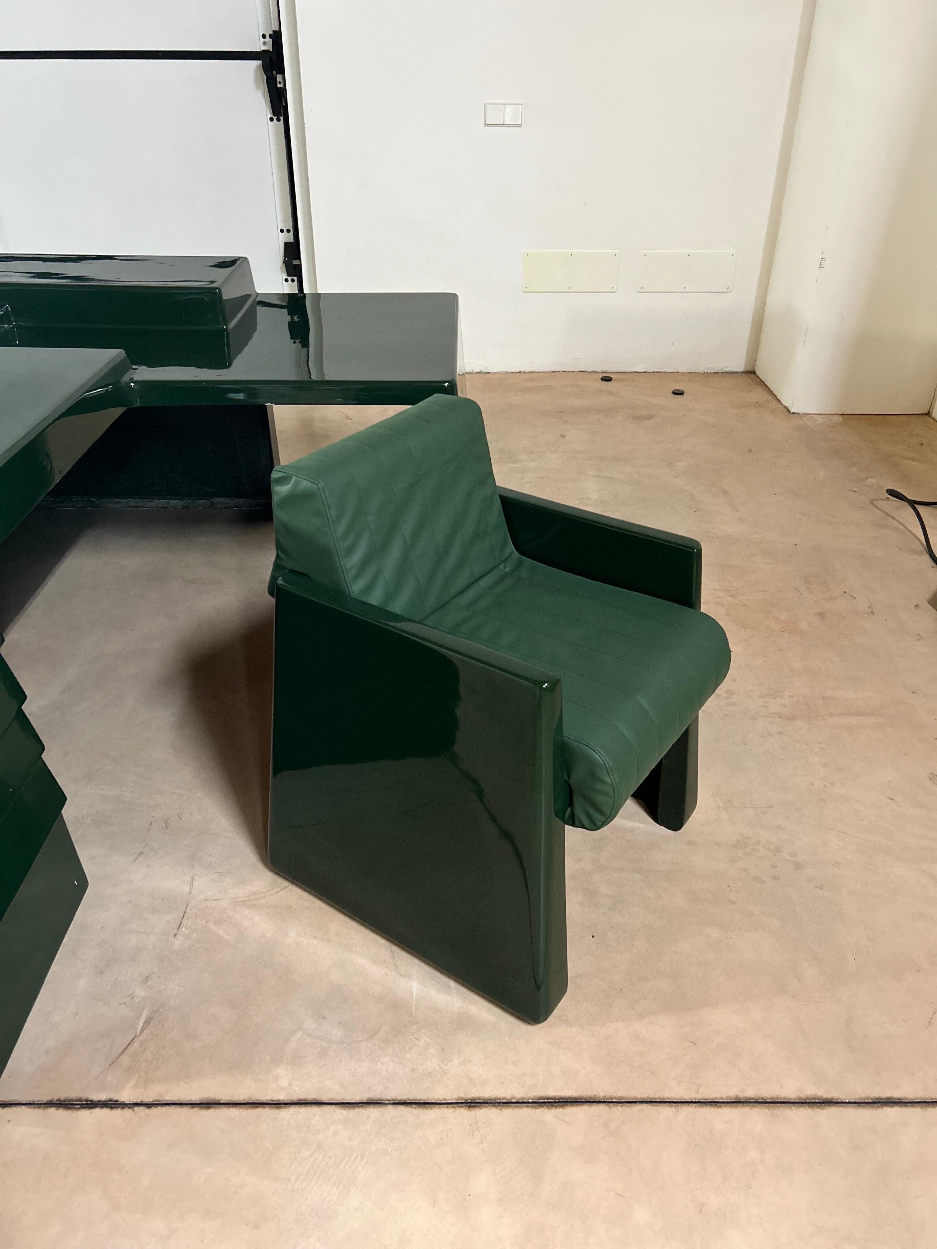 Vittorio Introini Brutalist Presidential Desk for Saporiti, Italy, 1970 ...