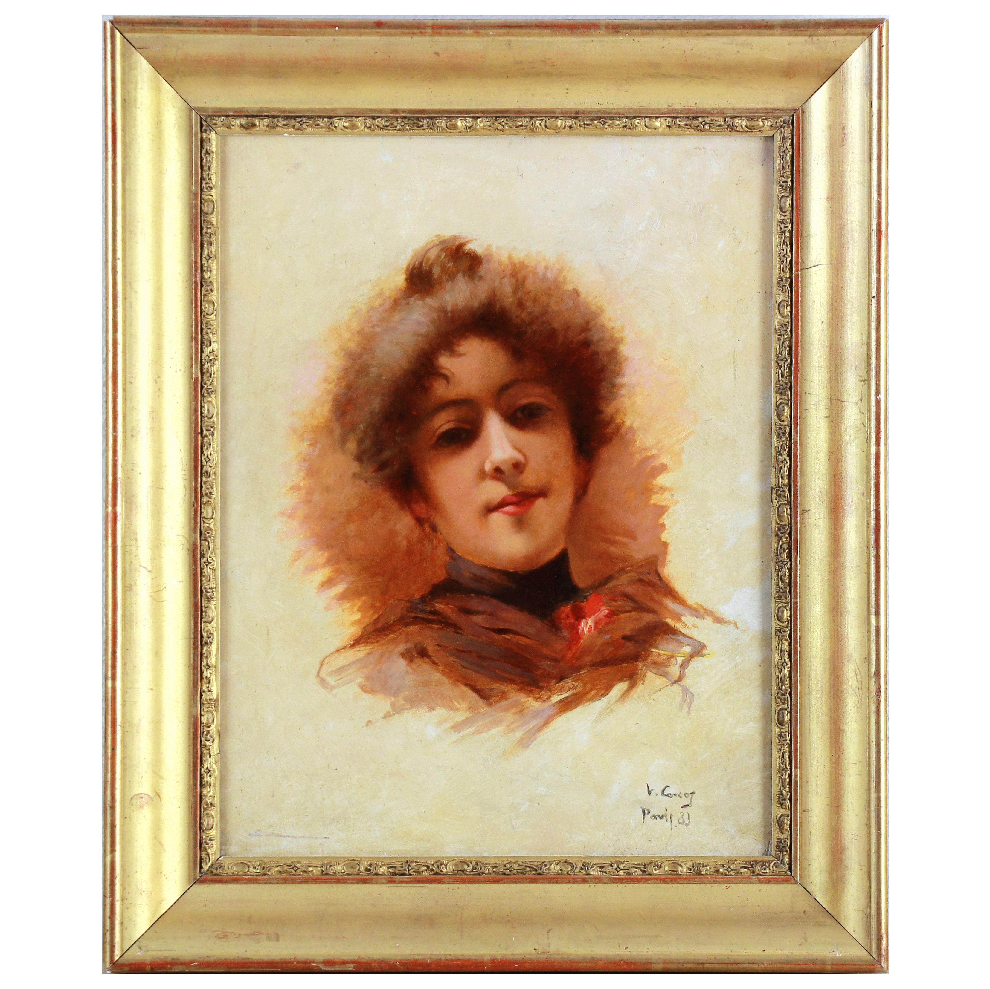 Vittorio Matteo Corcos - Vittorio Matteo Corcos ( 1859-1933) oil on ...