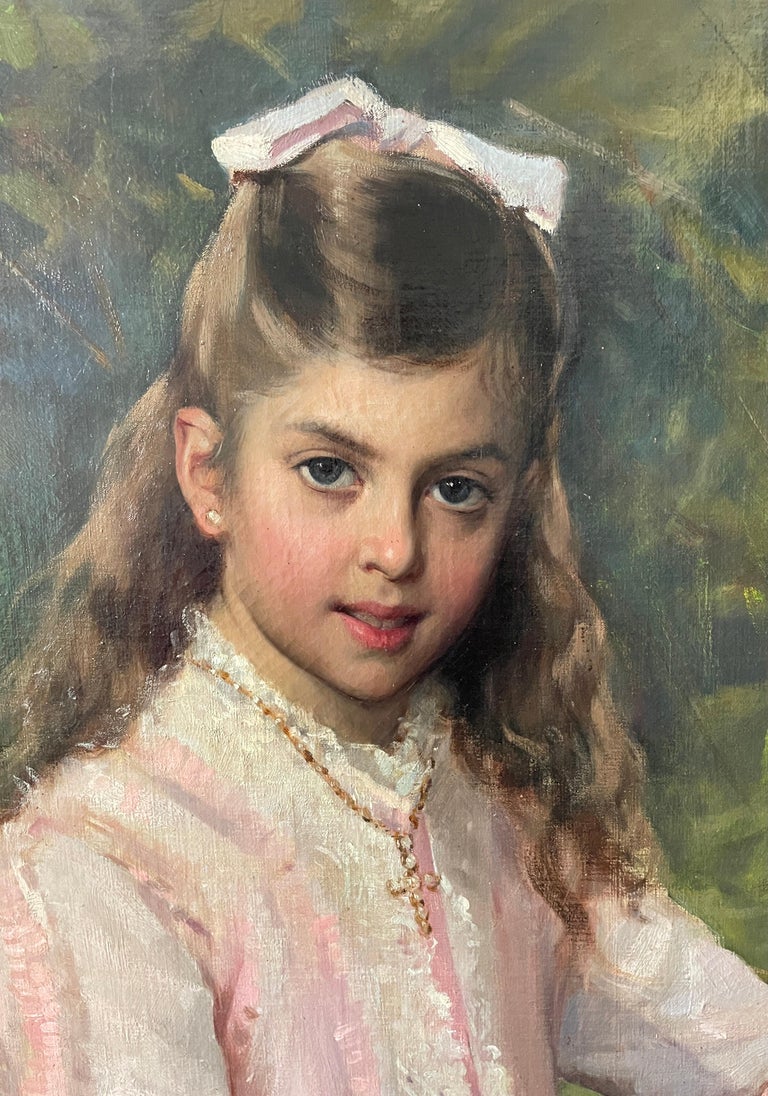 Large Painting Of Anna Maria Borghese by Vittorio Matteo Corcos For ...