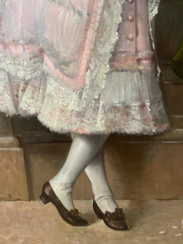 Large Painting Of Anna Maria Borghese by Vittorio Matteo Corcos For ...