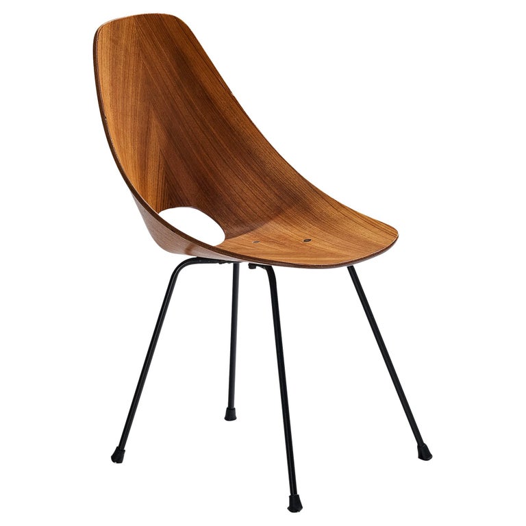 Vittorio Nobili 'Medea' Dining Chair in Teak For Sale at 1stDibs