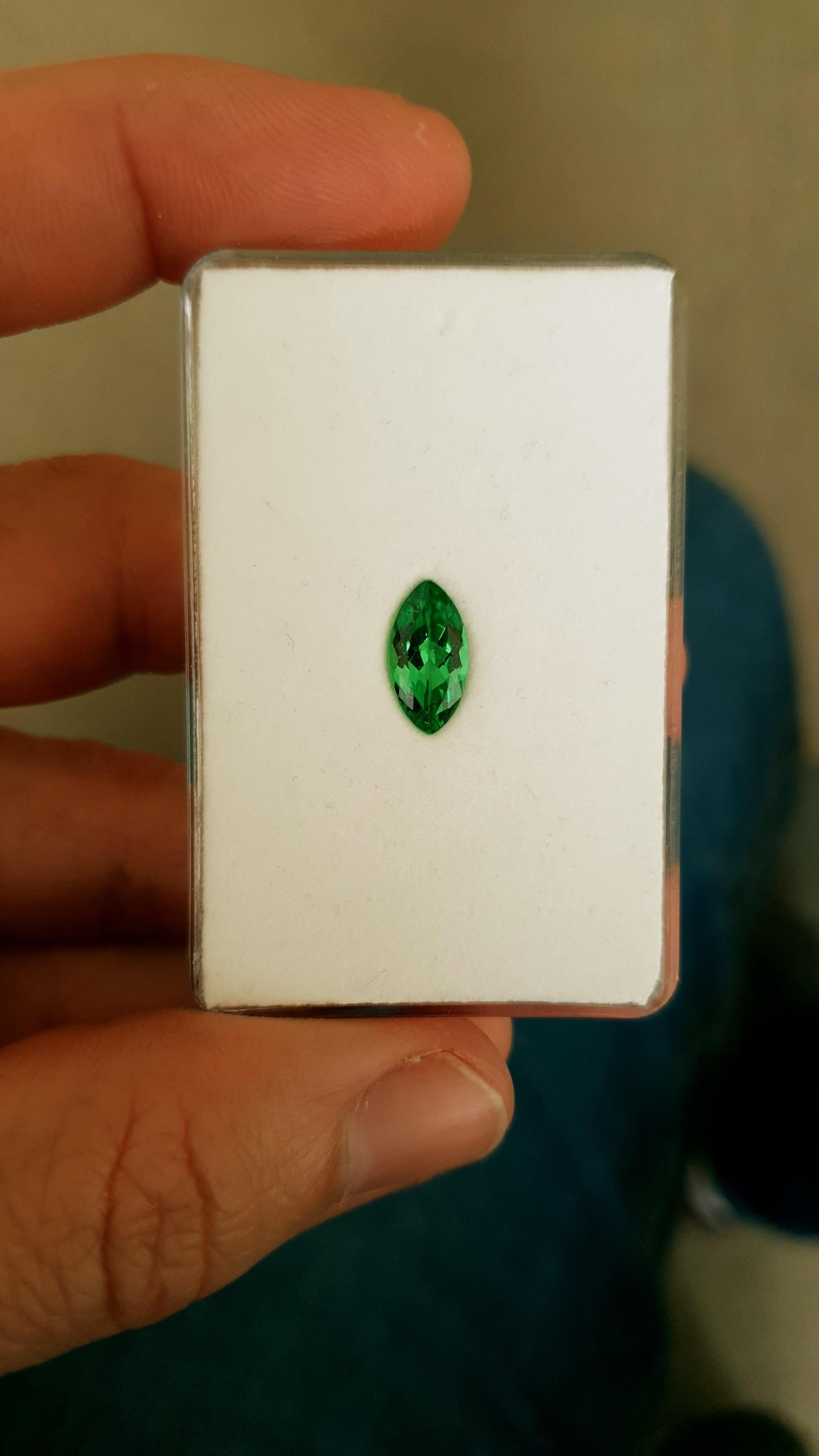 Vivid Green Tsavorite Garnet, Faceted Gem, 1, 82 Ct., Loose Gemstone ...
