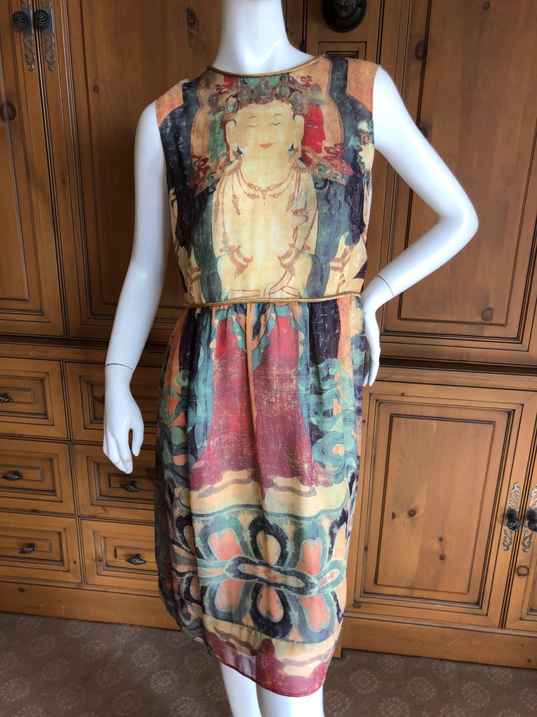 Vivienne Tam Vintage Silk Chakra Buddha Dress For Sale at 1stDibs ...